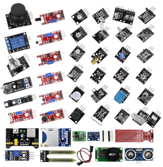 Kit de electrónica para Arduino™ N° 27, 45 en 1 | Didácticas Electrónicas I+D
